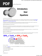 Gear Design Equations and Formula - Circular Pitches and Equivalent ...