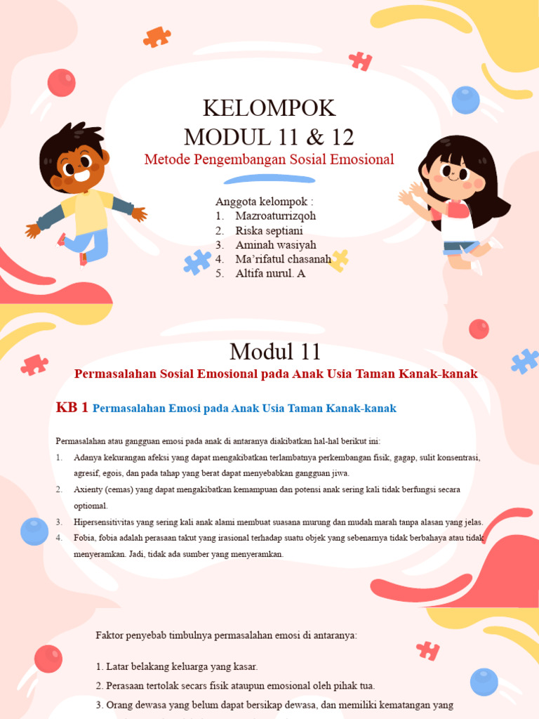 Modul 11-12 MTD PNGMB SOSEM-1 | PDF