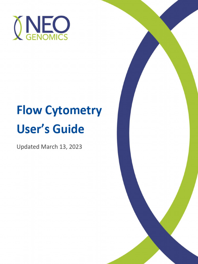 Neogenomics Flow User's Guide | PDF | Monocyte | Flow Cytometry