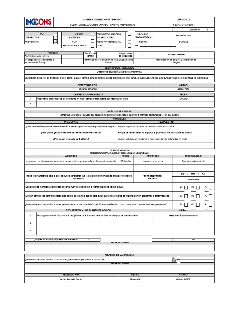 Accion 1 | PDF | Auditoría