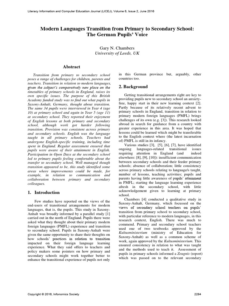 Modern-Languages-Transition-from-Primary-to-Secondary-School | PDF ...