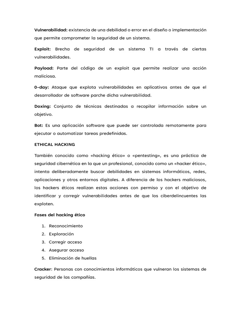 Corte 2 HackingEthical Material de Estudio | PDF | Malware | Hacker de ...