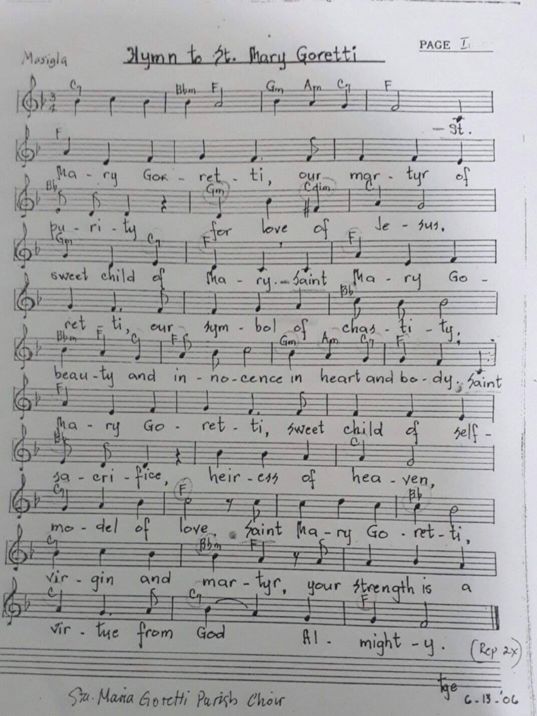 St. Mary Goretti | PDF