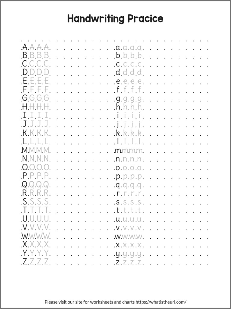 alphabet-handwriting-practice | PDF