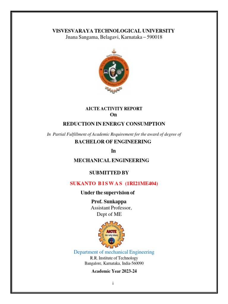 Sukanto Aict 8TH Sem | PDF | Energy Conservation | Electromagnetic Induction