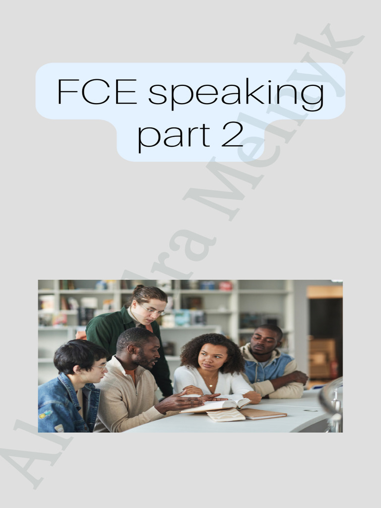 FCE Speaking Part 2df | PDF | Question | Cognitive Science