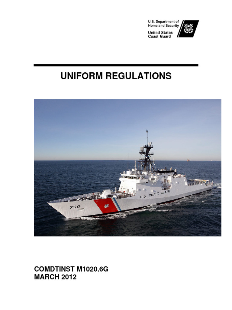 Coast Guard Uniform Regulations Manual | PDF | United States Coast ...