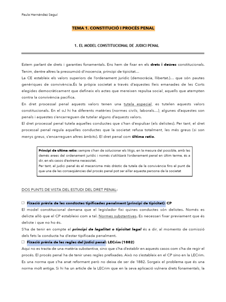 Processal Penal Clase | PDF