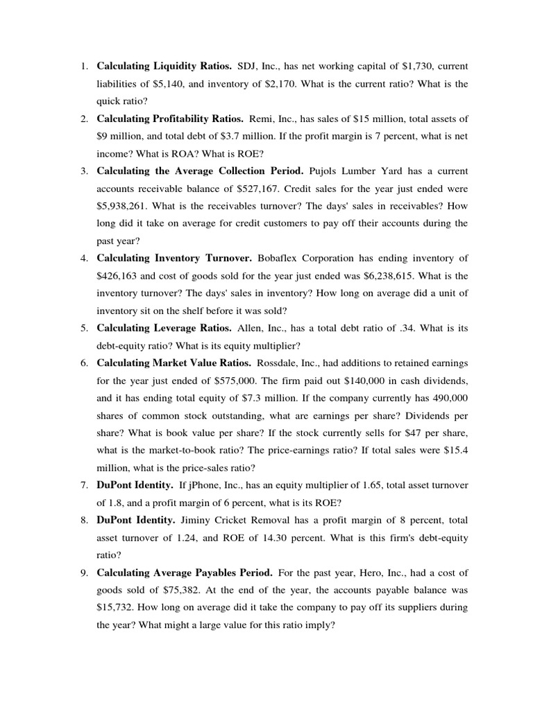 Chapter 3 Tutorial Questions 1 Pdf Equity Finance Dividend