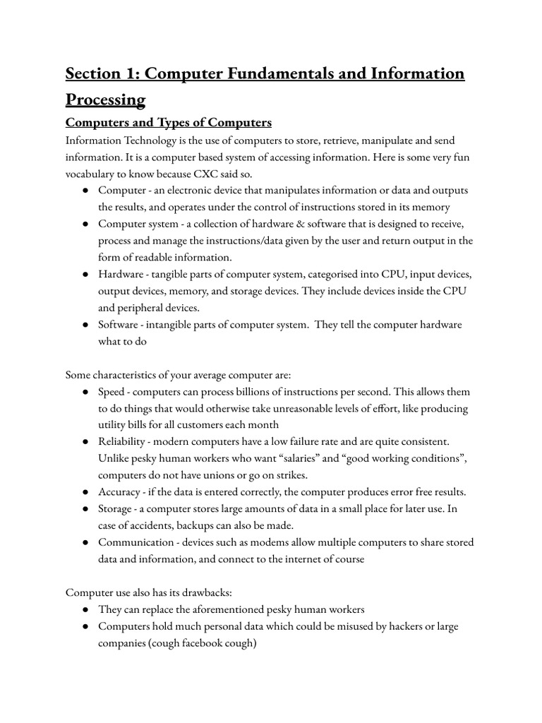 IT Study Guide 3.0 | PDF | Computer Data Storage | Computer Network