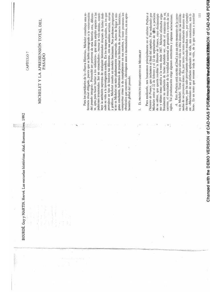Bourde y Martin Michelet y La Aprension Total Del Pasado | PDF | Art ...