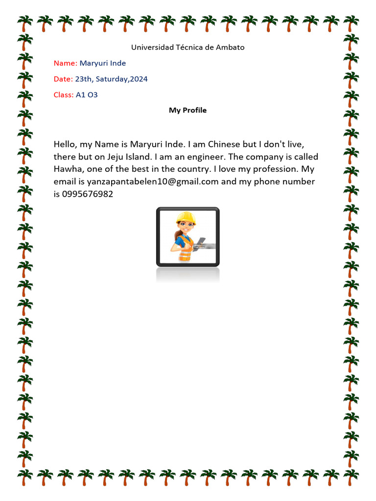 Engineering Student Profile | PDF