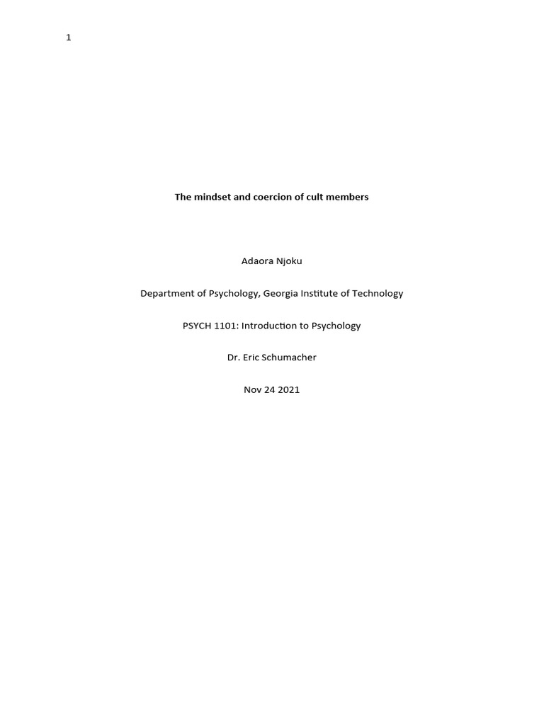 Psych Paper | PDF | Attachment Theory | Intimate Relationships