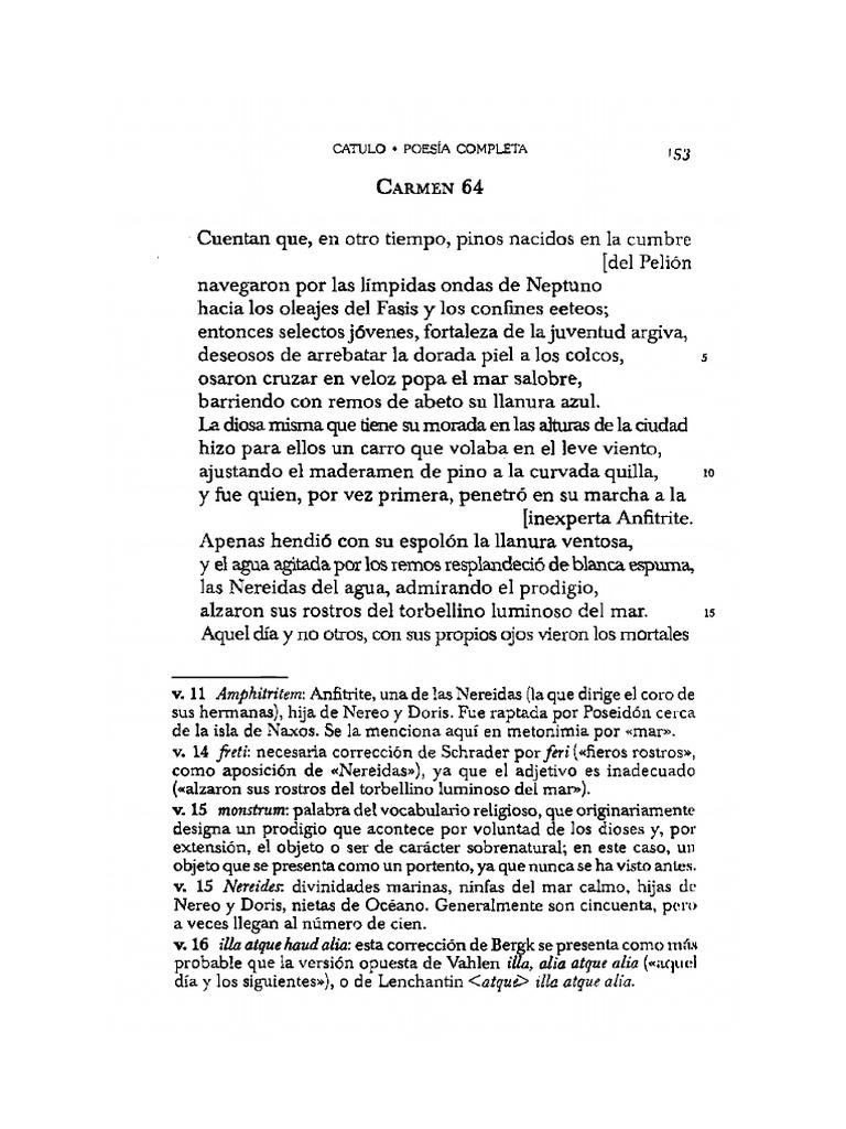 Catulo 64 | PDF | Minotauro | Deidades griegas