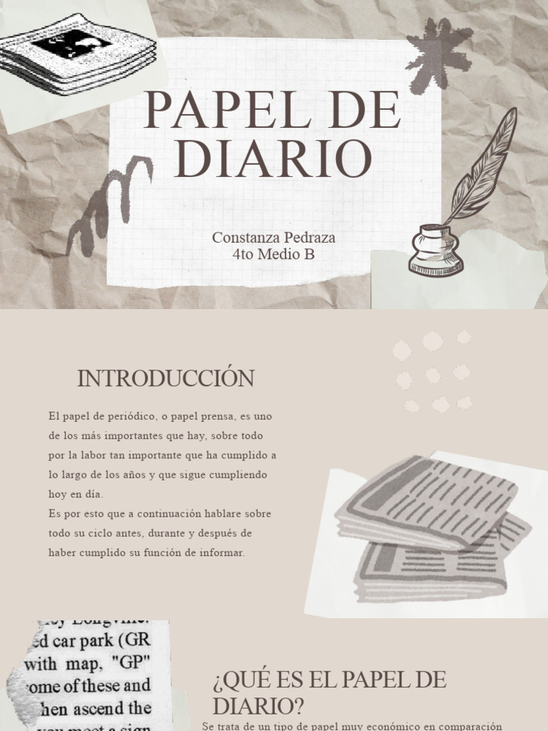Ciclo y Tipos del Papel de Diario | PDF | Derecho