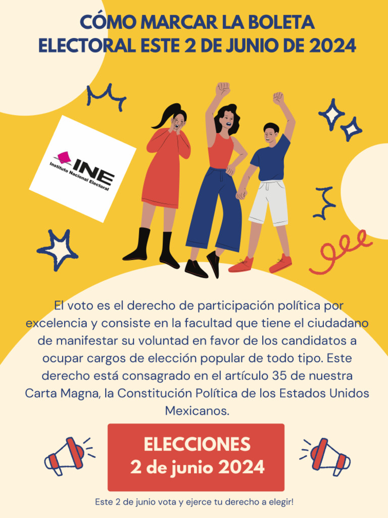 Infografía Boleta Electoral | PDF