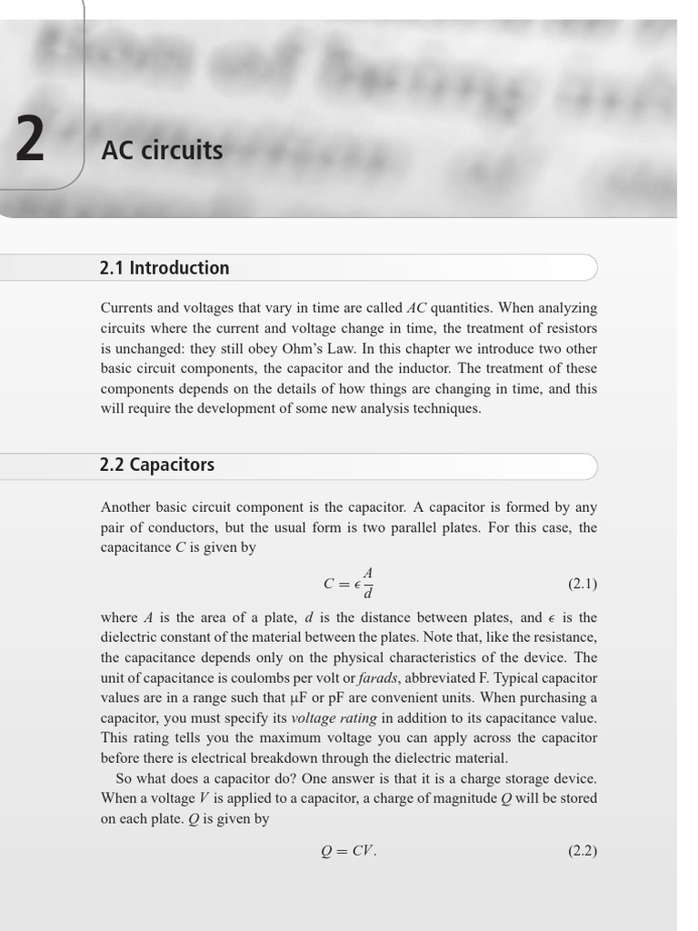 Capacitors Lecture | Download Free PDF | Capacitor | Electrical Network
