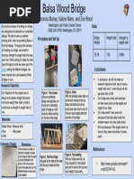 Efficient Balsa Wood Bridge Design | PDF | Structural Load | Force