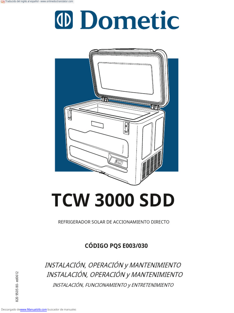 TCW - 3000 Español - Es | PDF | Agua | Condensación