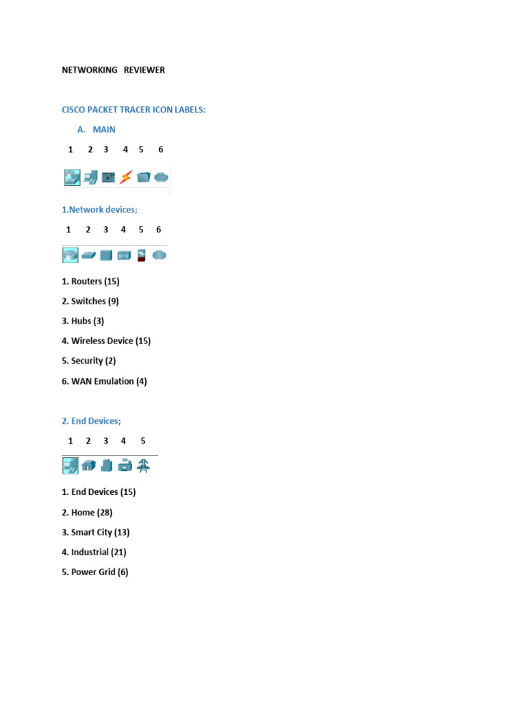 Networking 1 Reviewer | PDF | Computer Network | Osi Model