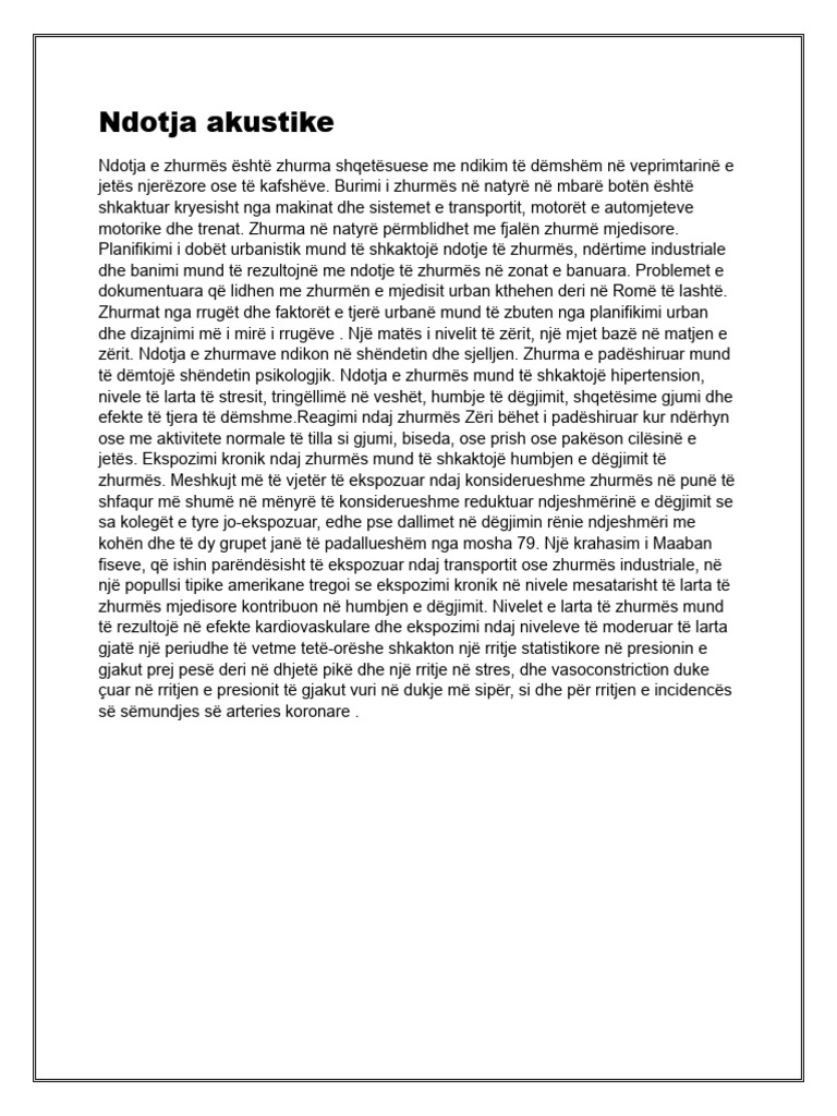 Ndotja Akustike | PDF