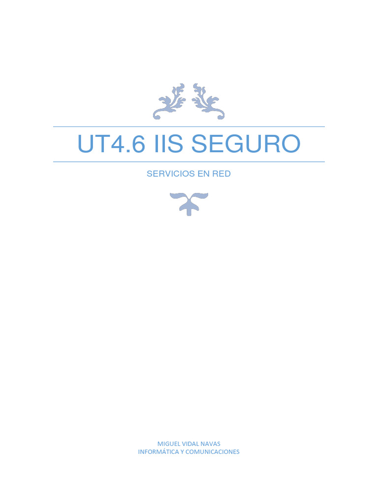 Ut3 Iisssl | PDF | Redes | Internet y web