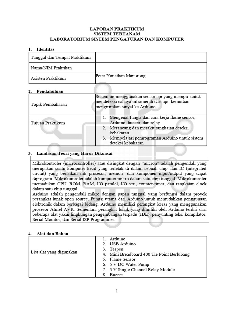 Laporan Praktikum Sistem Tertanam Edit | PDF Laporan Praktikum Sistem Tertanam Edit | PDF