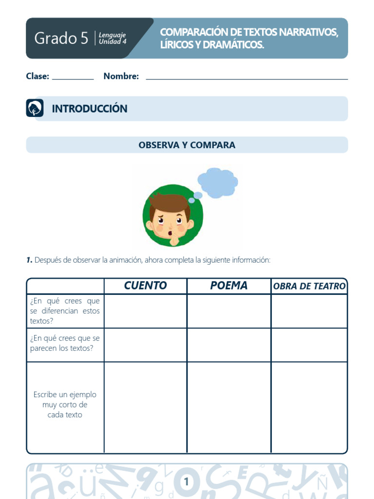 Comparación de Textos Literarios | PDF | Teatro