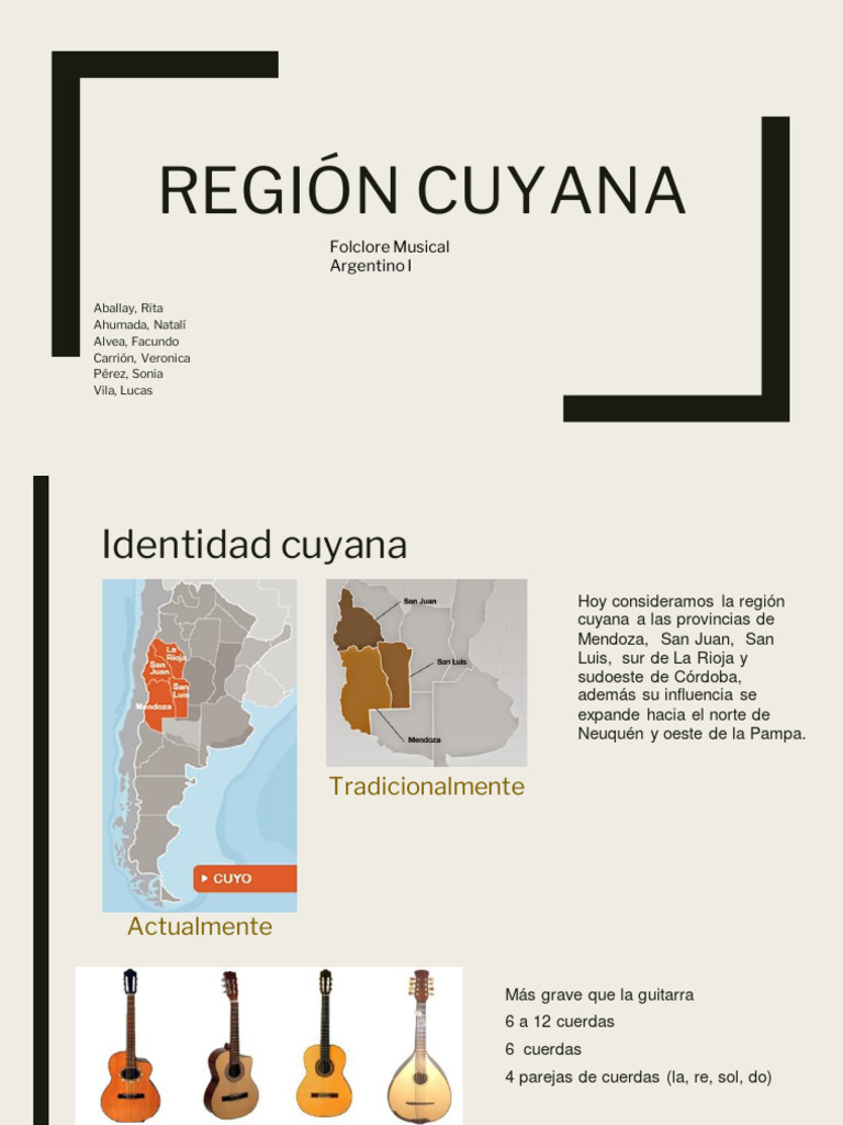 Región Cuyana | PDF | Guitarras | Musicología