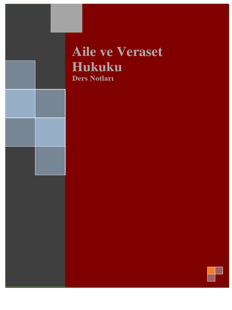 Aile Hukuku - Ders Notları | PDF
