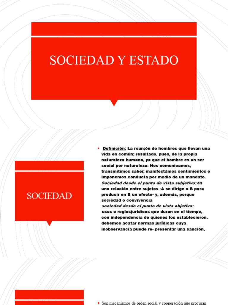 Sociedad y Estado: Conceptos Clave | PDF | Estado (política) | Nación