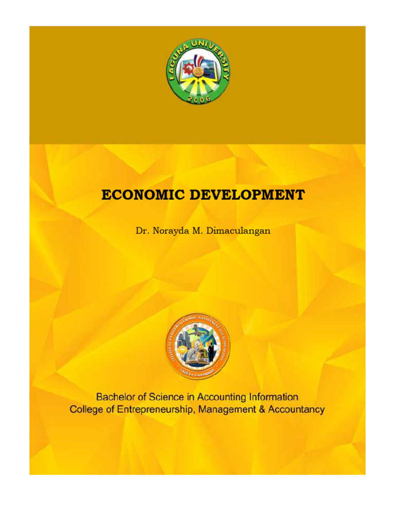 Economic Development 1 3 | PDF | Full Employment | Economic Growth