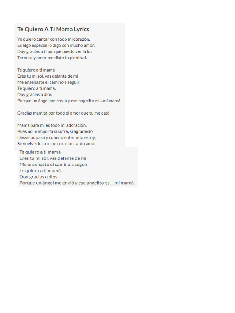 Mama | PDF