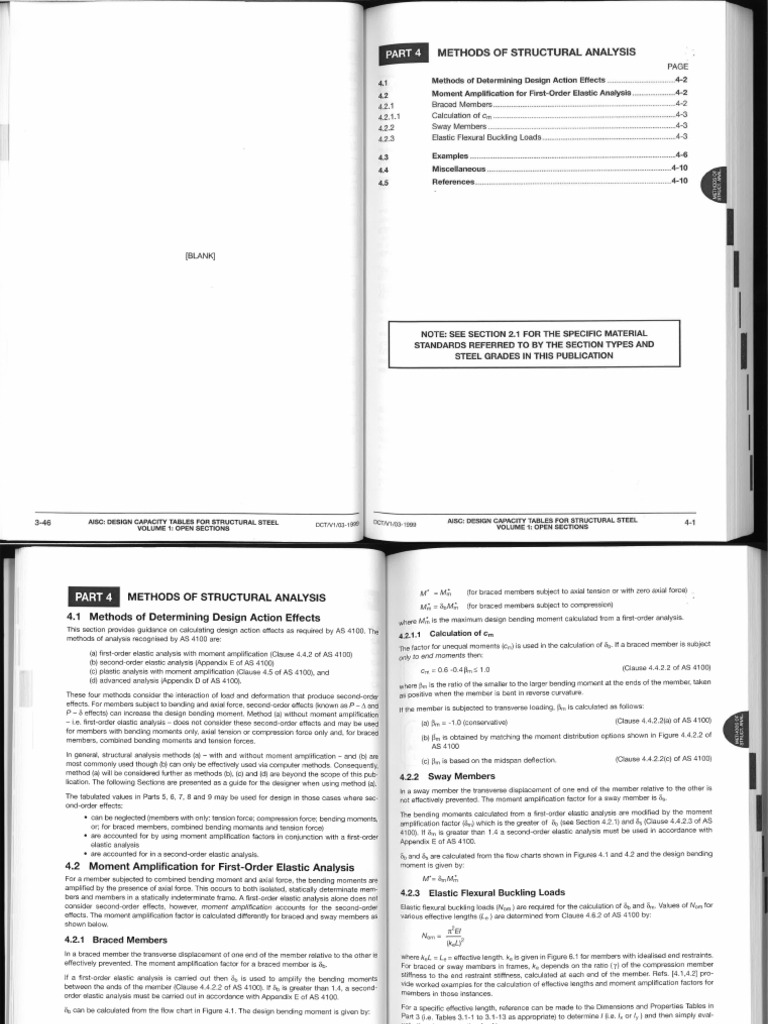 Design Capacity Table - Part 2 | PDF