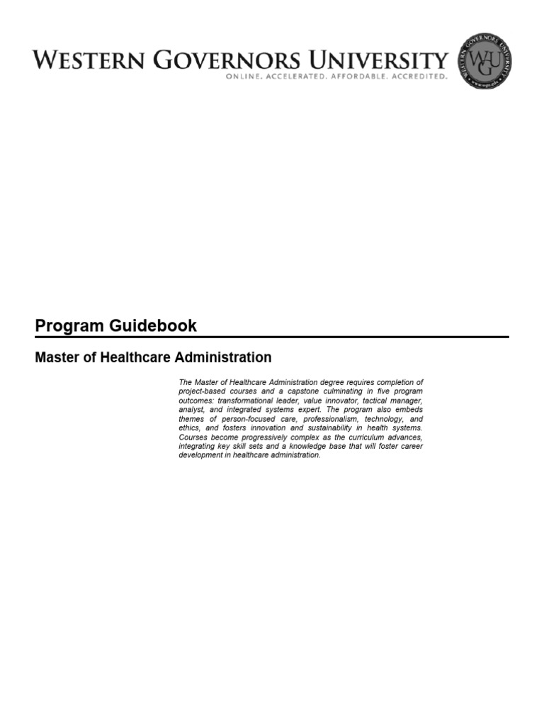 Wgu Mha | PDF | Health Care | Risk