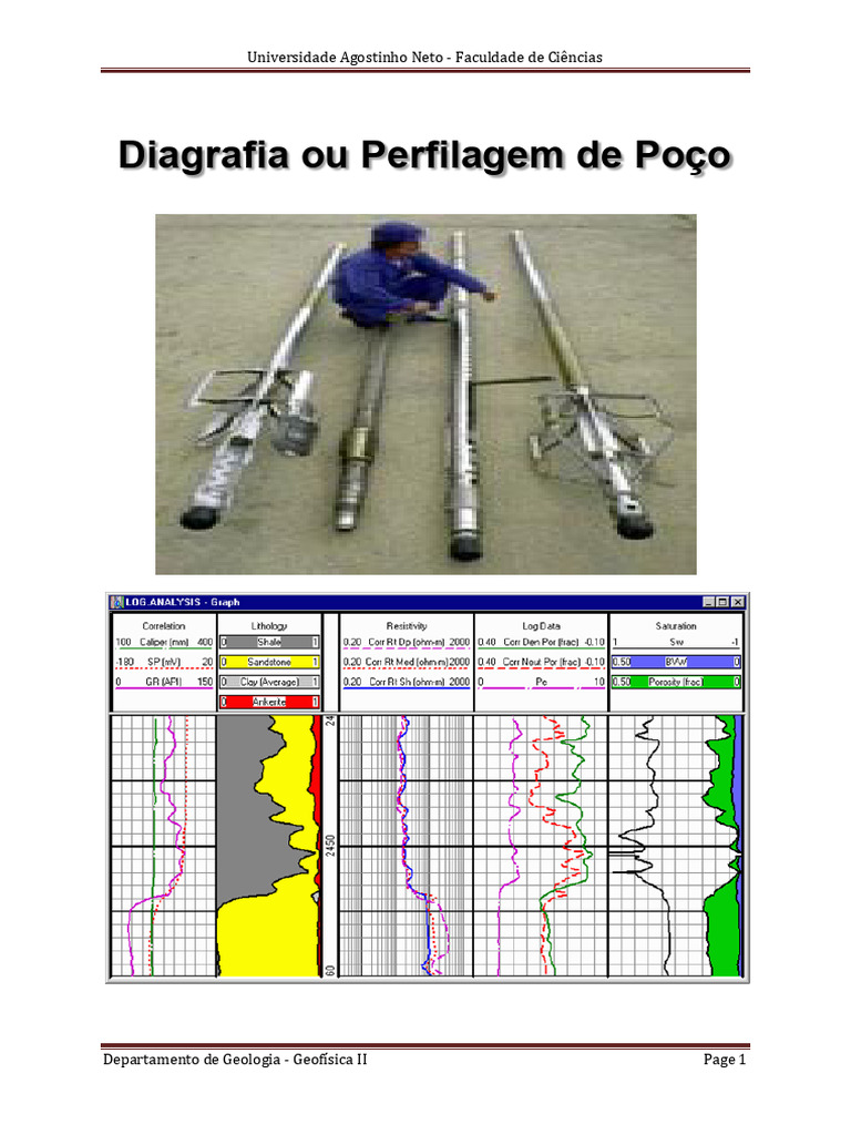 III Diagrafia Ou Perfilagem de PoÃ o | PDF | Reservatório de petróleo ...