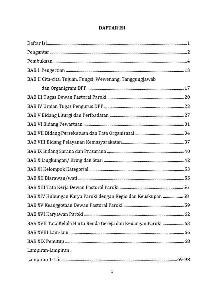 Pedoman Dasar Dewan Paroki Final-Cetak | PDF | Agama & Spiritualitas