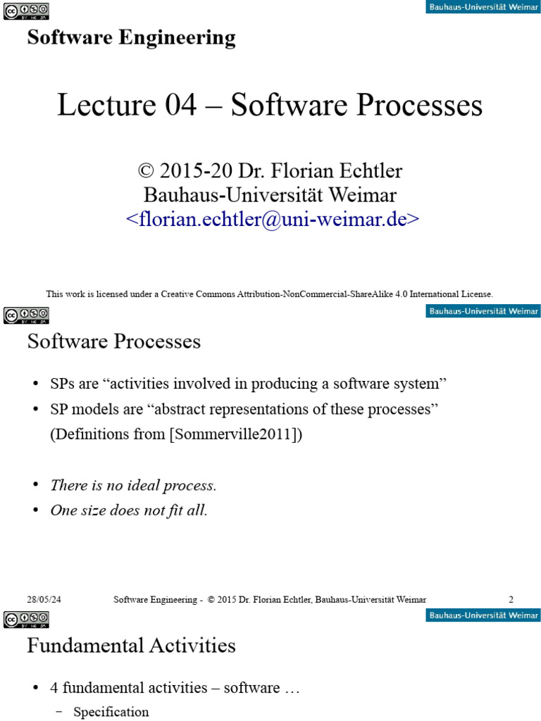 04 Software Processes | PDF | Software Prototyping | Software