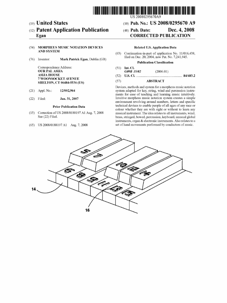 Morpheus Music Notation Devices and System Us20080295670a9 | Download Free PDF | String ...