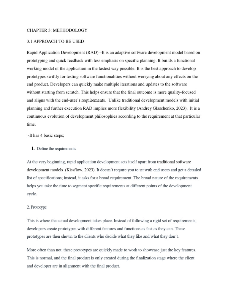 Ch3 update | PDF | Software Development Process | Prototype