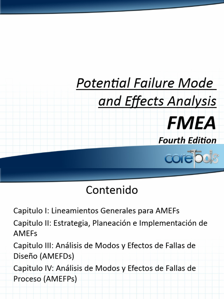 Core Tools-Fmea | PDF | Diseño | Planificación
