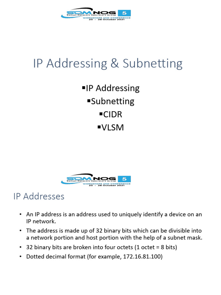 IP Addressing and Subnetting Guide | PDF | Ip Address | Network Protocols