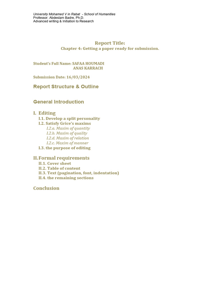 Reports | PDF | Essays | Linguistics