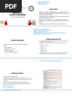Blood Donor Questionnaire Form | PDF