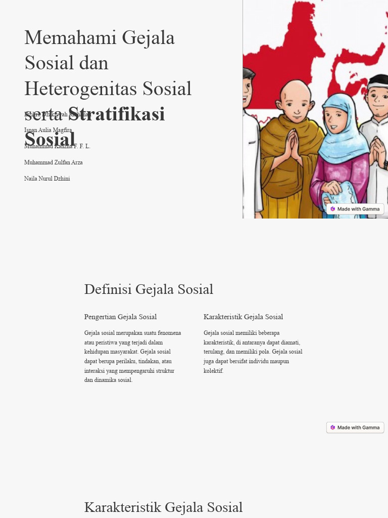 Memahami Gejala Sosial Dan Heterogenitas Sosial Serta Stratifikasi ...