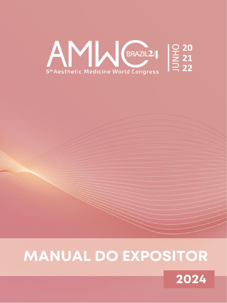 Manual Do Expositor AMWC 2024 | PDF | Cartão de crédito
