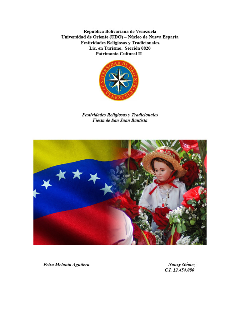 Festividades Religiosas y Tradicionales | PDF | María, madre de Jesús ...