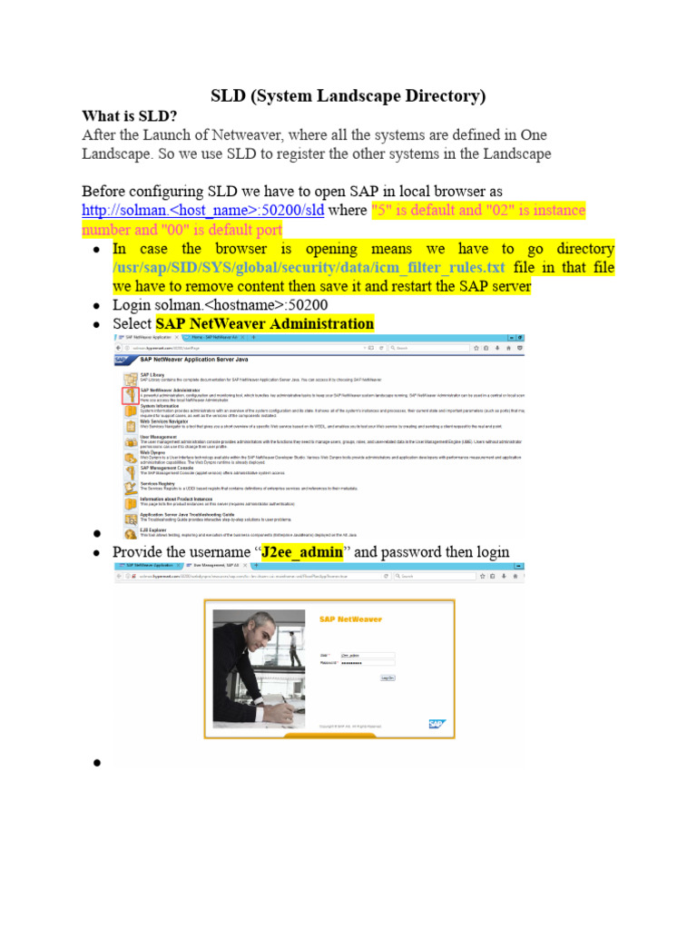 SLD _Configuration | Download Free PDF | Utility Software | Operating ...