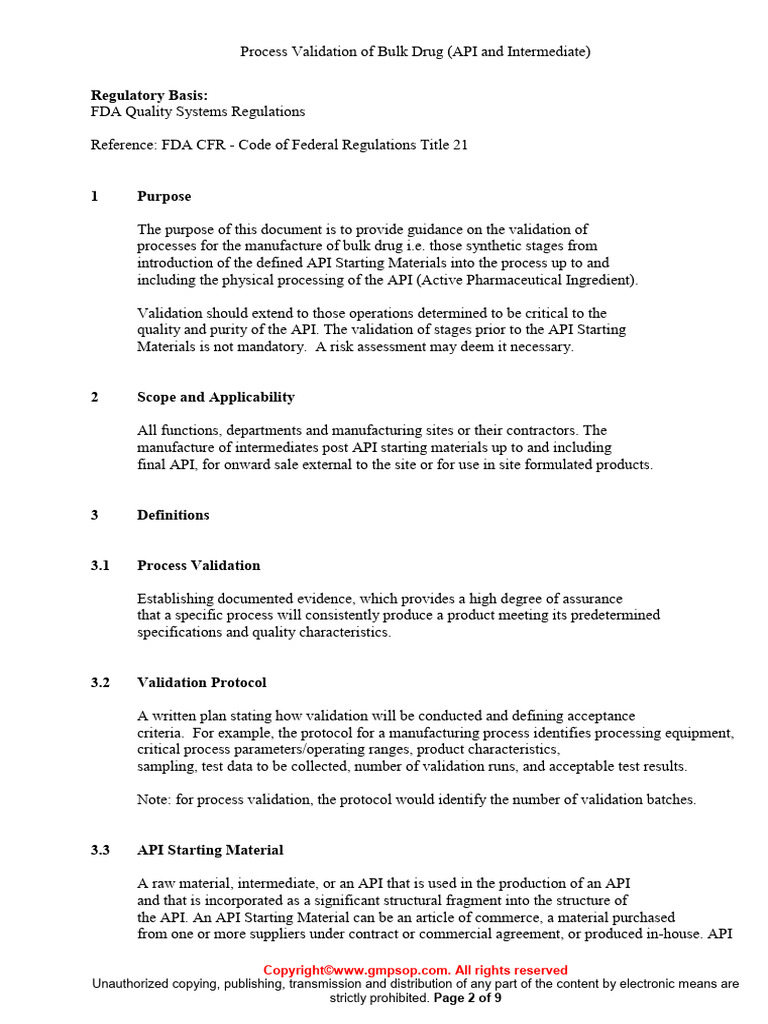 VAL-MANUAL-005-Process-Validation-of-Bulk-Drug-API-and-Intermediate ... VAL-MANUAL-005-Process-Validation-of-Bulk-Drug-API-and-Intermediate ...