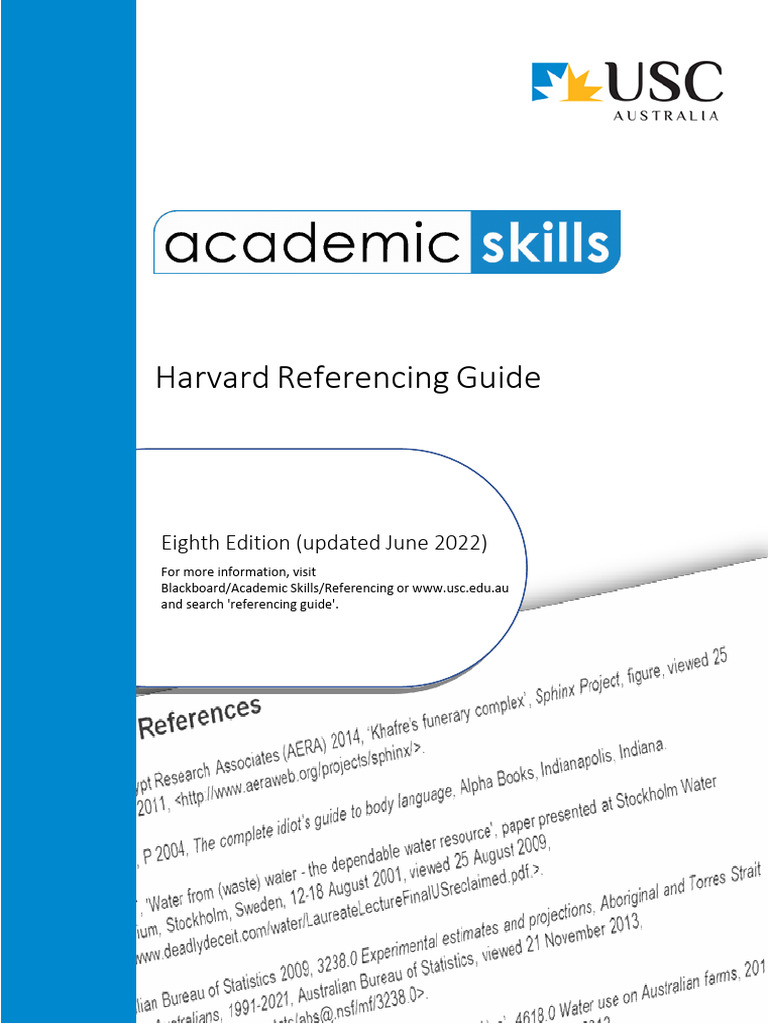 Harvard Referencing Handbook 8th Edn June 2022 | Download Free PDF ...